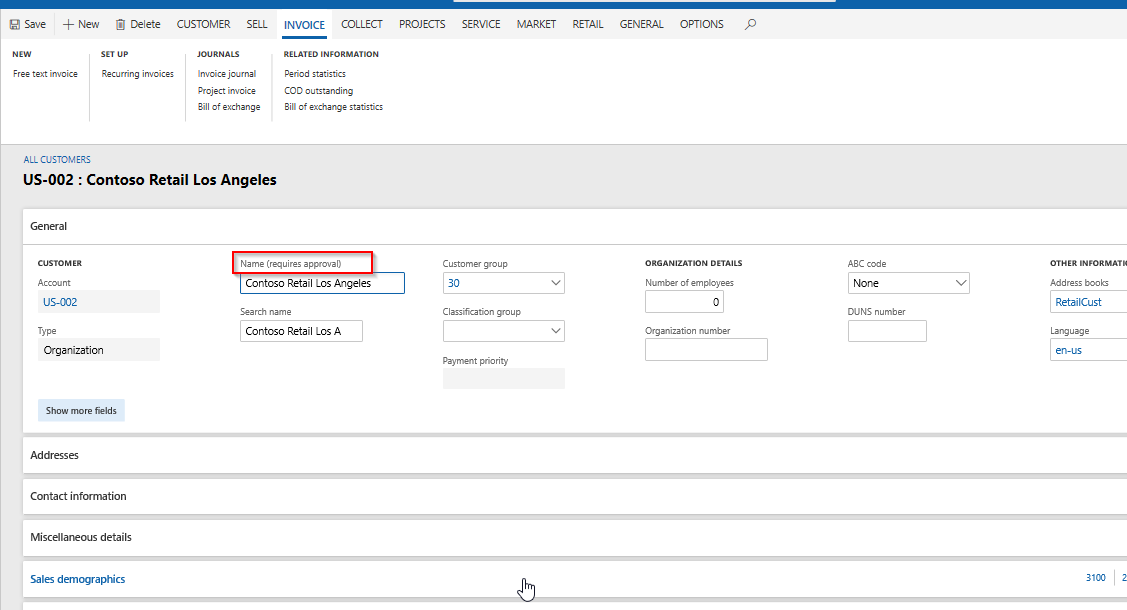 Customer Change Approvals in Dynamics 365 Finance and Operations ...